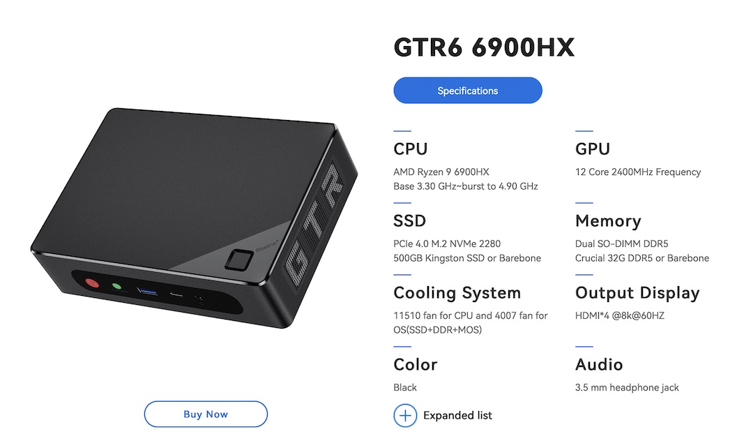 Beelink GTR6 6900HX Review – The Best Gear